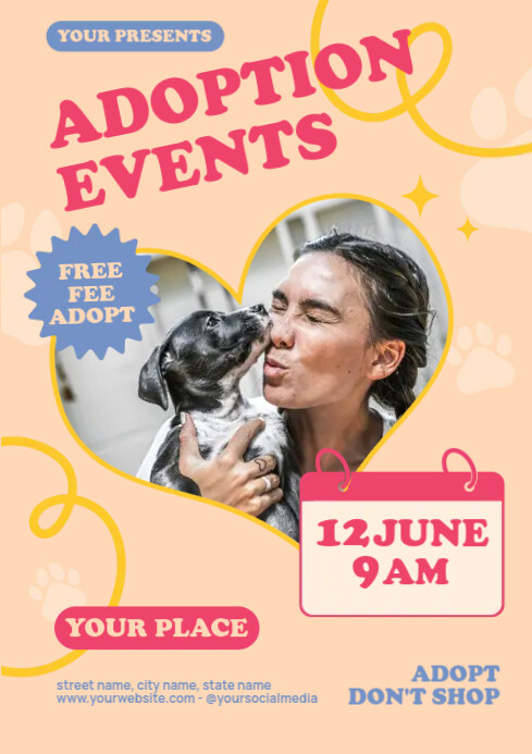 Copy of Pet Adoption Flyer | PosterMyWall