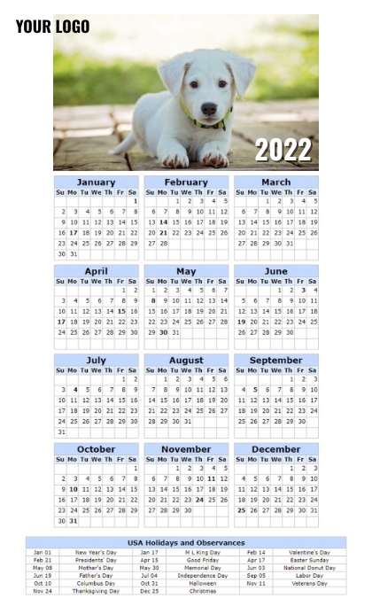 Pet calendar template | PosterMyWall