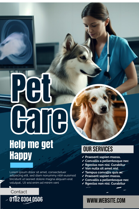 Pet Care Service Template | PosterMyWall