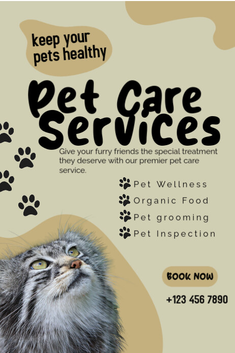 Copy of PET CARE SERVICE | PosterMyWall