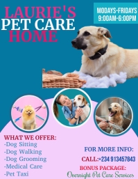 Pet care flyer Template | PosterMyWall