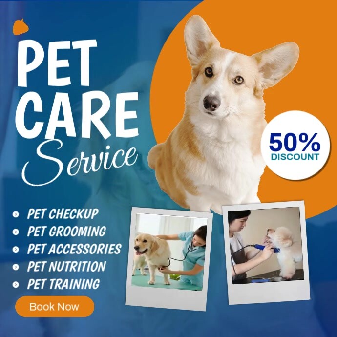Copy of Pet Care Services | PosterMyWall