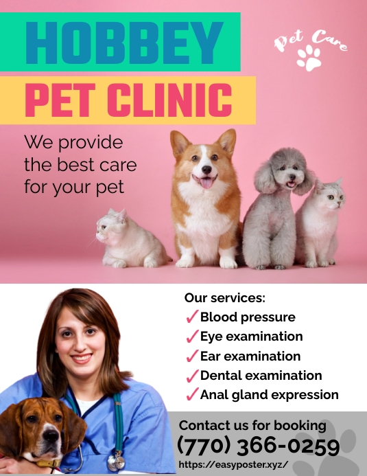 Pet Clinic Flyer Template | PosterMyWall