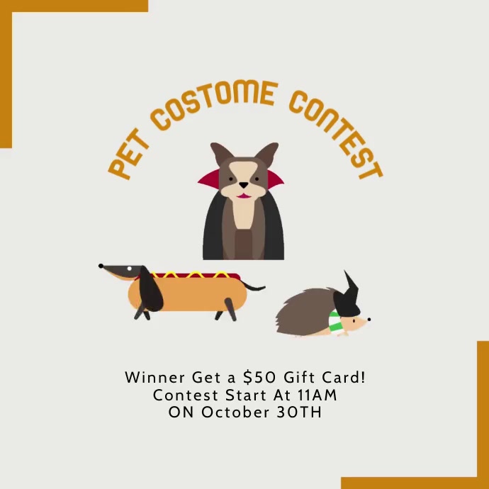 Pet Custom Contest 2022 Template | PosterMyWall