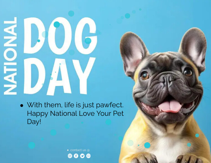 pet day and dog day Template | PosterMyWall