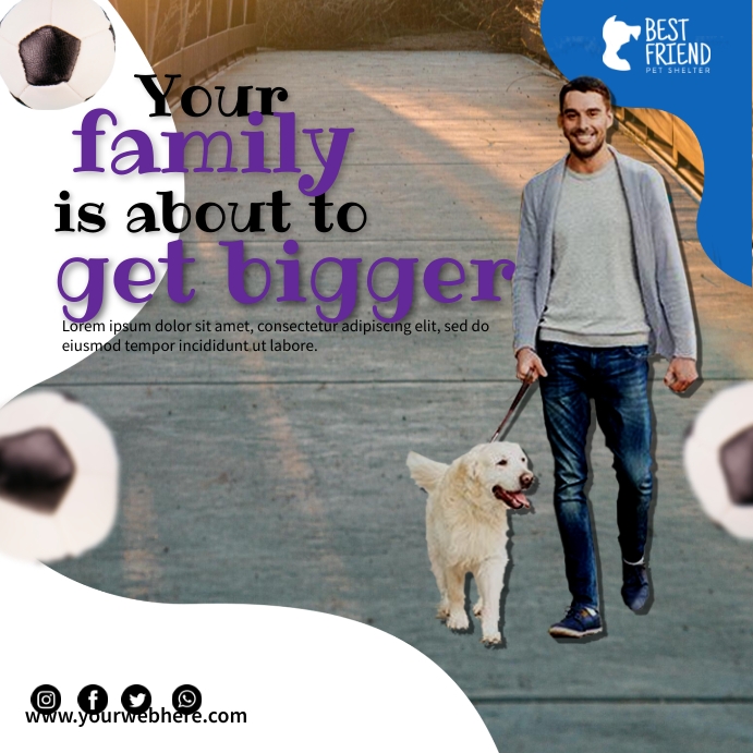 Pet Family Template | PosterMyWall