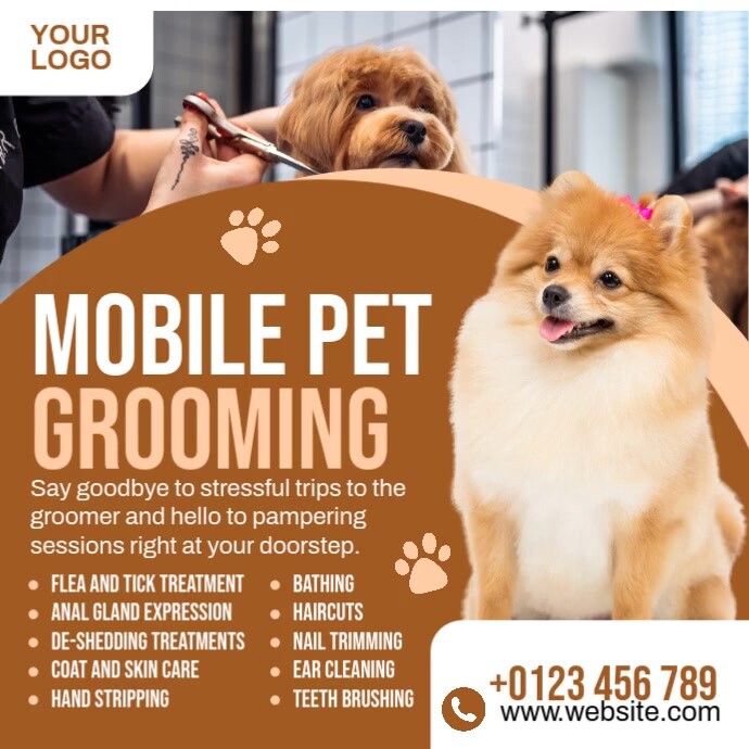 Pet Grooming Template | PosterMyWall