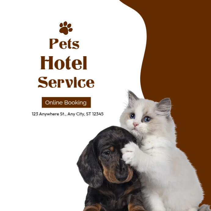Pet Hotel Service Template | PosterMyWall