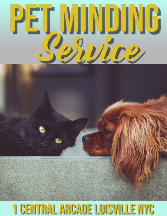 pet minding Template | PosterMyWall