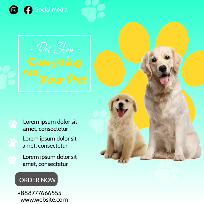 Pet shop Template | PosterMyWall