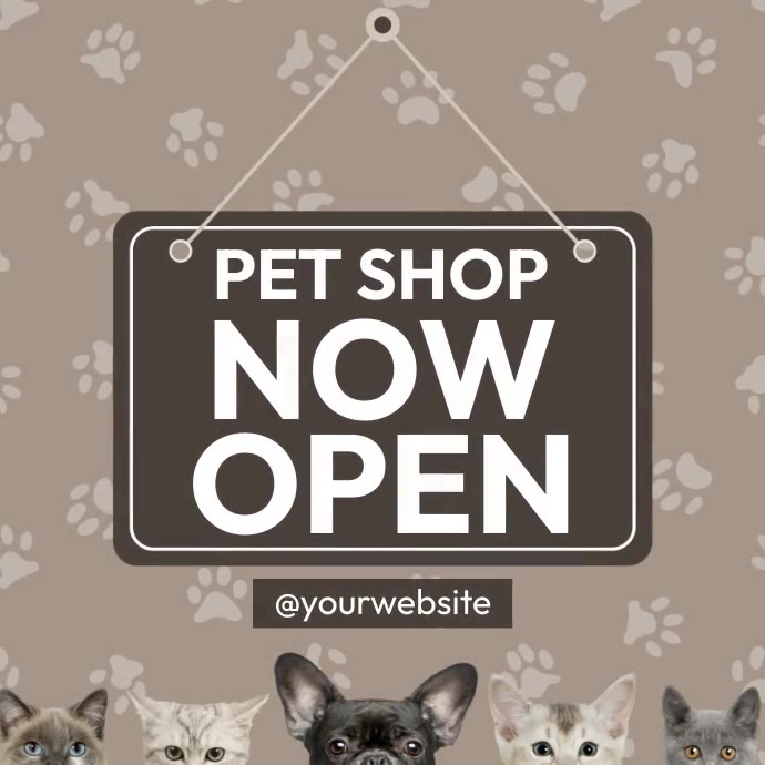 Pet Shop Now Open Template | PosterMyWall