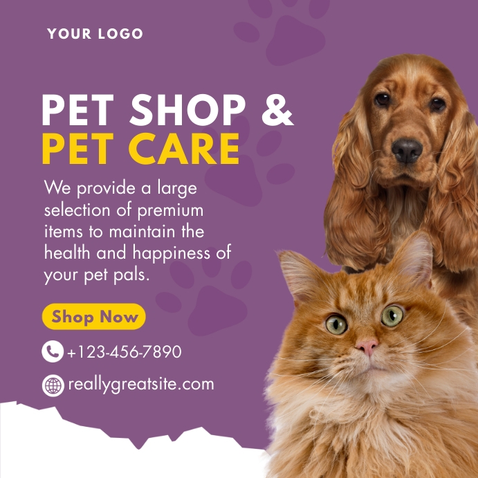 PET SHOP TEMPLATE | PosterMyWall