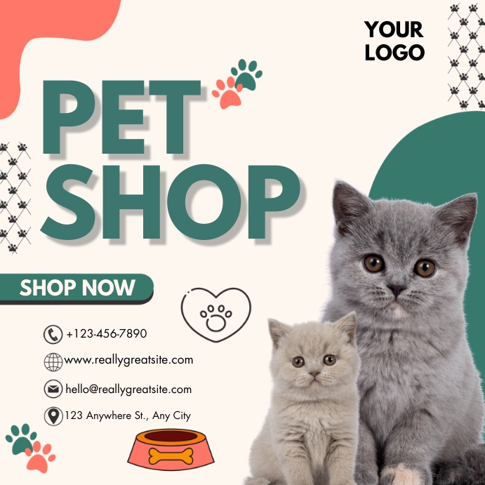 PET SHOP TEMPLATE | PosterMyWall