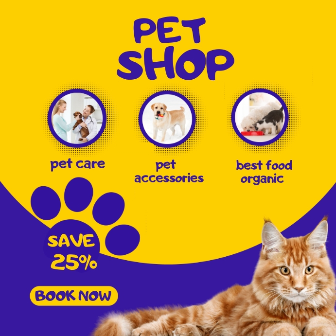 PET SHOP TEMPLATE | PosterMyWall