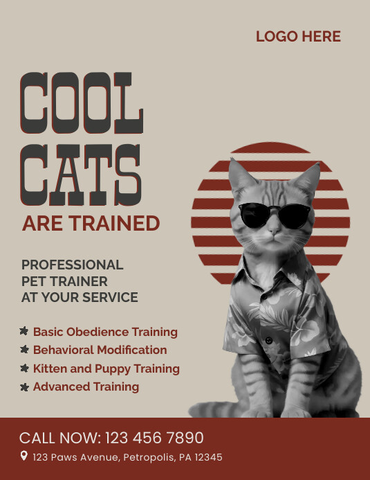 Copy of Pet Trainer Flyer Design | PosterMyWall