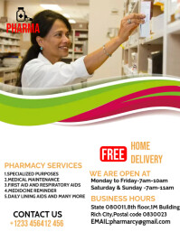 Pharmacy Flyer Template | PosterMyWall