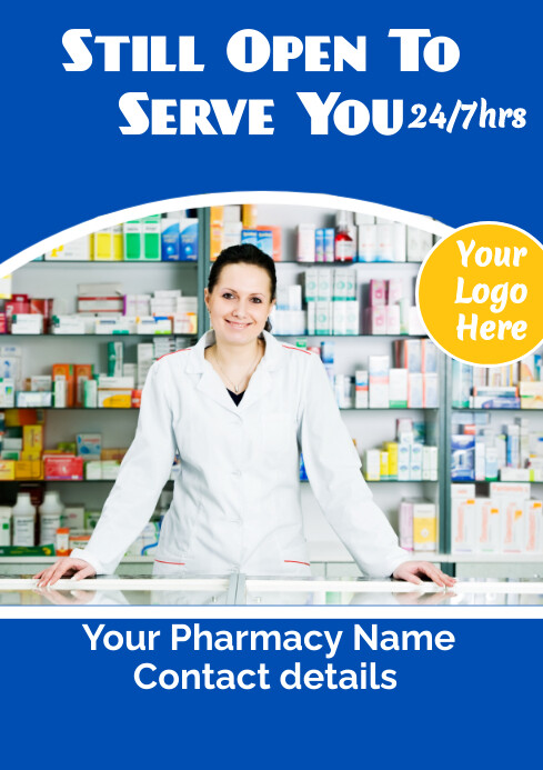 Pharmacy medical flyer Template | PosterMyWall