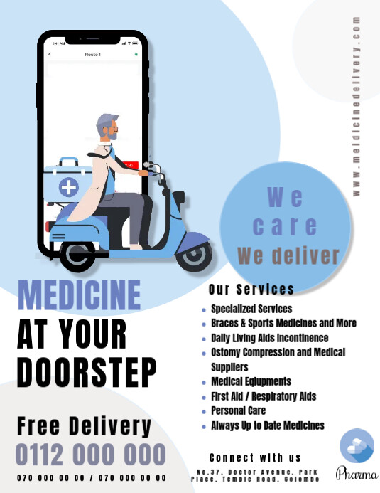 Pharmacy Medicine Flyer Template | PosterMyWall