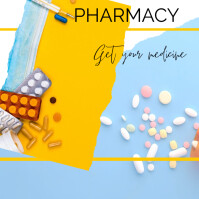 Pink Pharmacy Ad Square Video Template | PosterMyWall