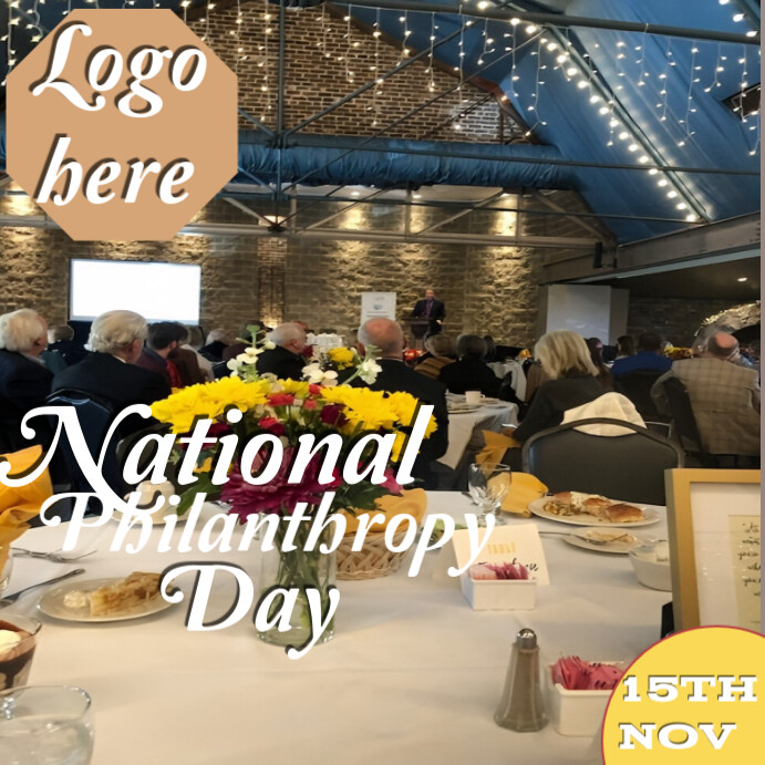 Philanthropy day Template | PosterMyWall