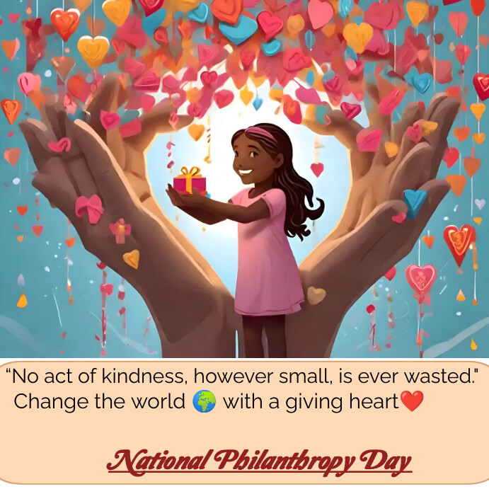 Philanthropy day template | PosterMyWall