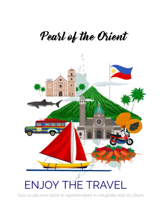 Philippines Pearl of the Orient Template | PosterMyWall