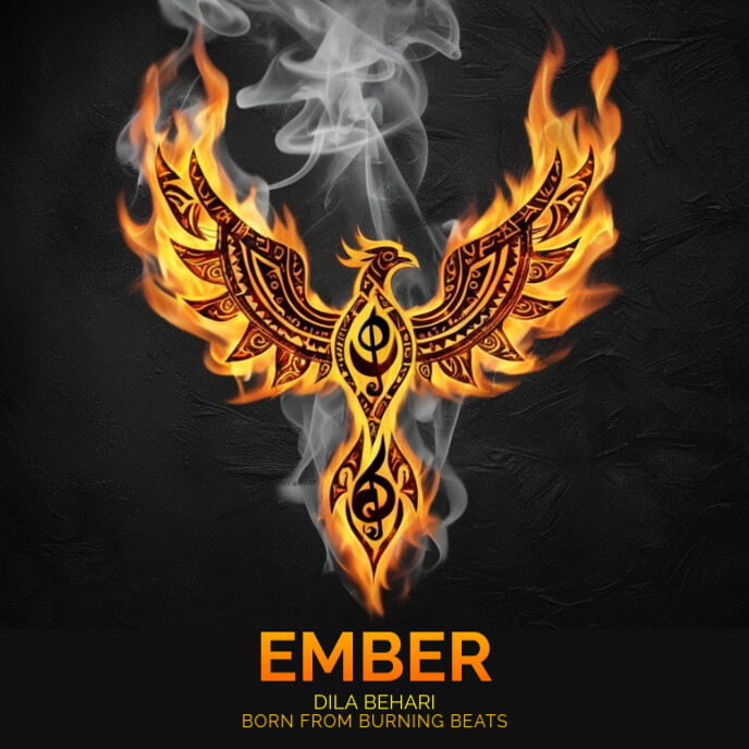 Phoenix Fire Music Album Cover – Tribal Rebirth Template | PosterMyWall