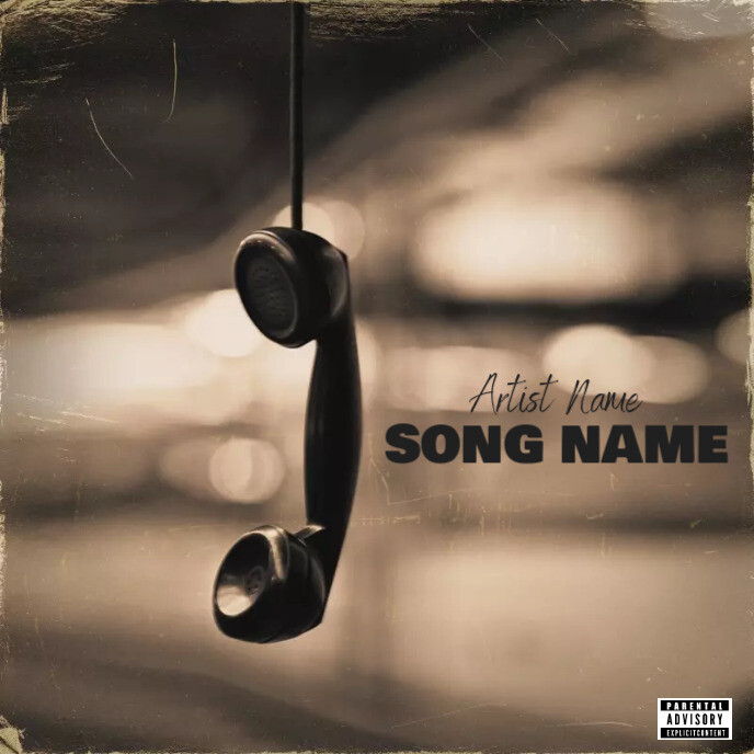 Phone Album Cover music art trap mixtape rap Template | PosterMyWall