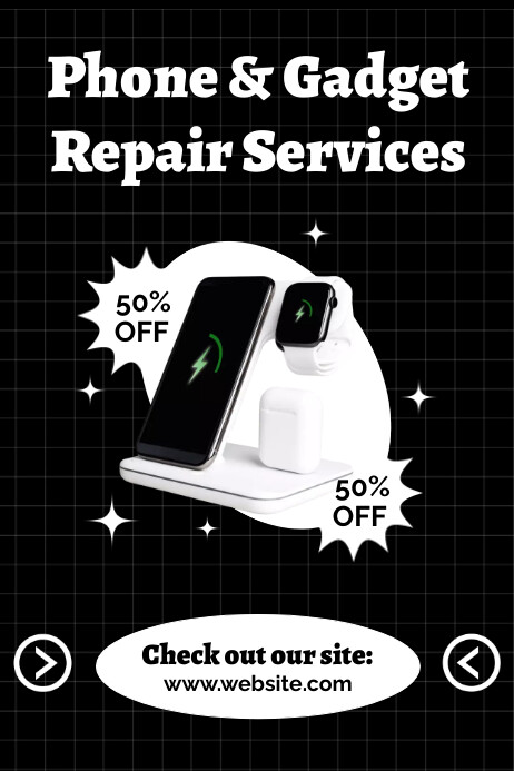 Phone and Gadget Repair Poster Template | PosterMyWall