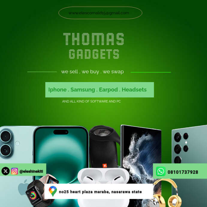 PHONE AND GADGETS Template | PosterMyWall