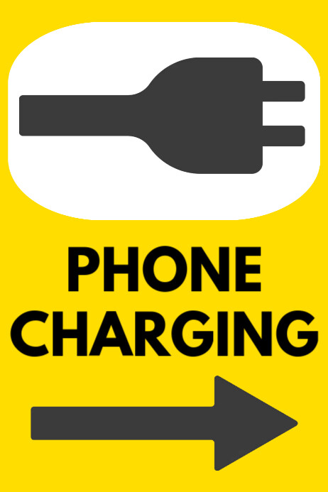 Phone Charging Facilities Poster Template | PosterMyWall