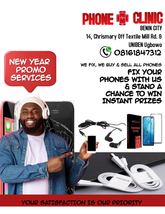 Phone clinic Template | PosterMyWall