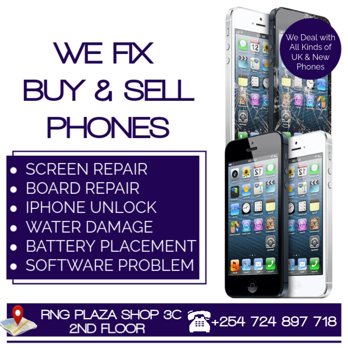 Copy of phone repair ad | PosterMyWall