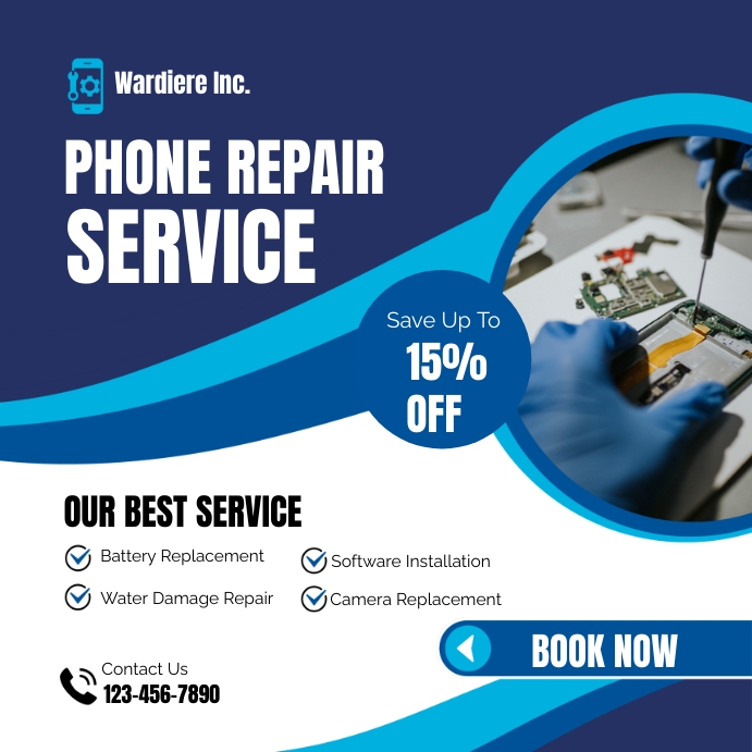 PHONE REPAIR TEMPLATE | PosterMyWall