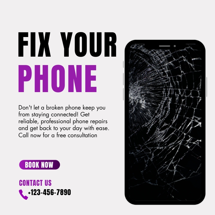 Copy of PHONE REPAIR TEMPLATE | PosterMyWall
