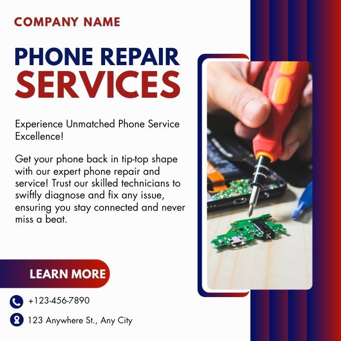 PHONE REPAIR TEMPLATE | PosterMyWall