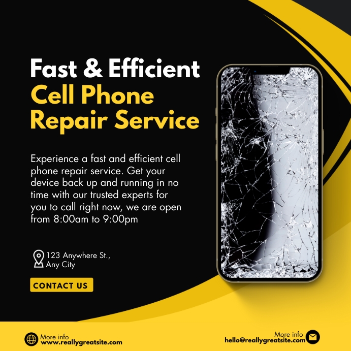 PHONE REPAIR TEMPLATE | PosterMyWall