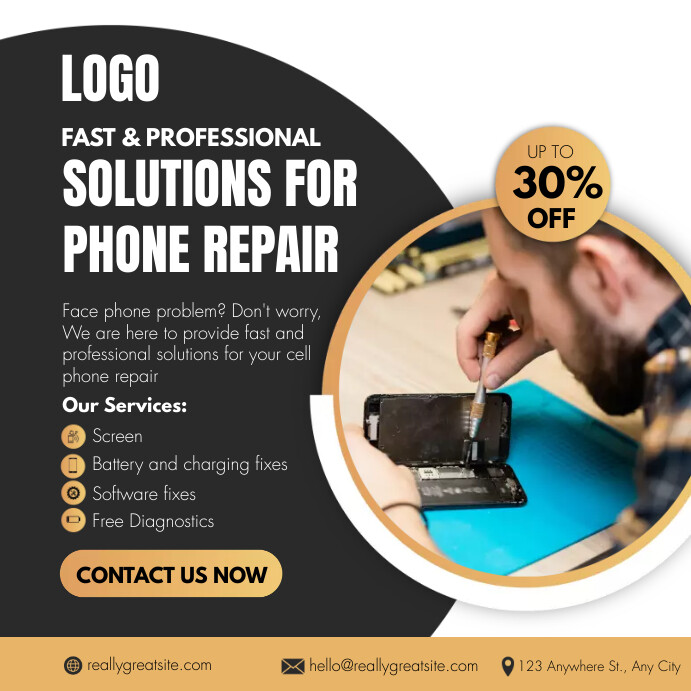 PHONE REPAIR TEMPLATE | PosterMyWall