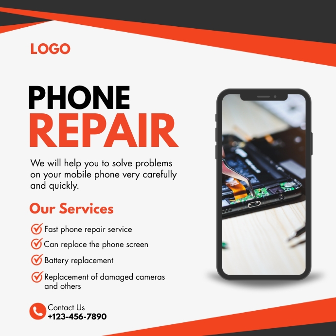 PHONE REPAIR TEMPLATE | PosterMyWall