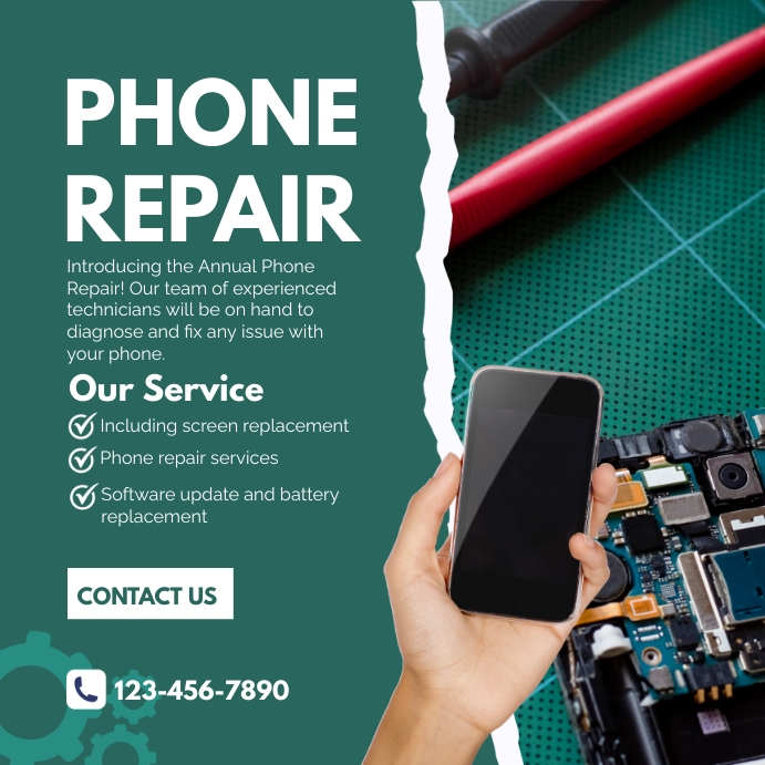 PHONE REPAIR TEMPLATE | PosterMyWall