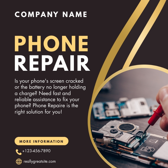 Copy of PHONE REPAIR TEMPLATE | PosterMyWall