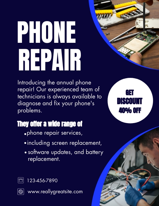 Copy of PHONE REPAIR TEMPLATE | PosterMyWall
