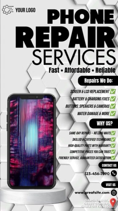 Phone Repair Template | PosterMyWall