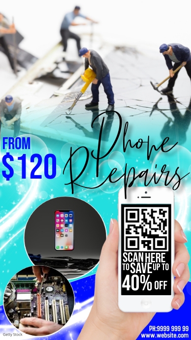 phone repairs (1) Template | PosterMyWall