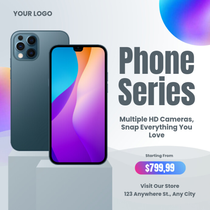 Copy of Phone Series Ads | PosterMyWall