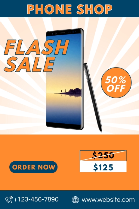 Phone Shop Banner Templat | PosterMyWall