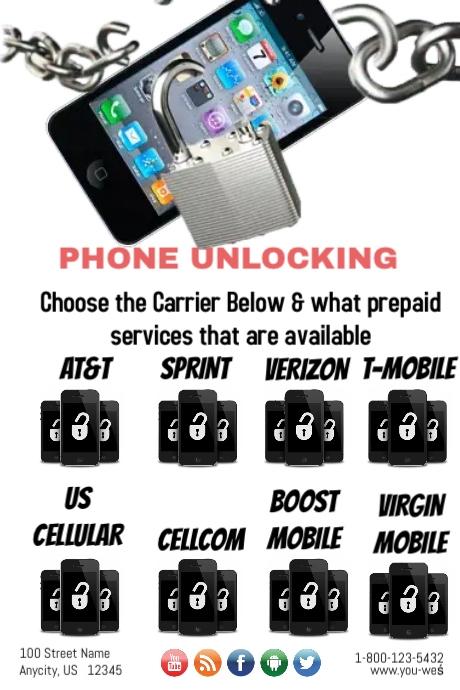 Copy of Phone Unlocking Template | PosterMyWall