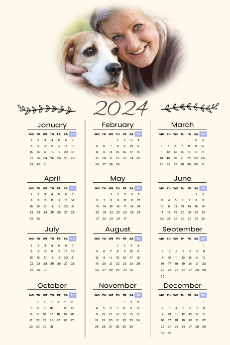 Photo Calendar 2023 Template | PosterMyWall