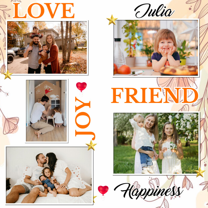 photo collage family Template | PosterMyWall