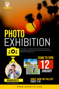 Photo Exhibition Poster Design Template | PosterMyWall